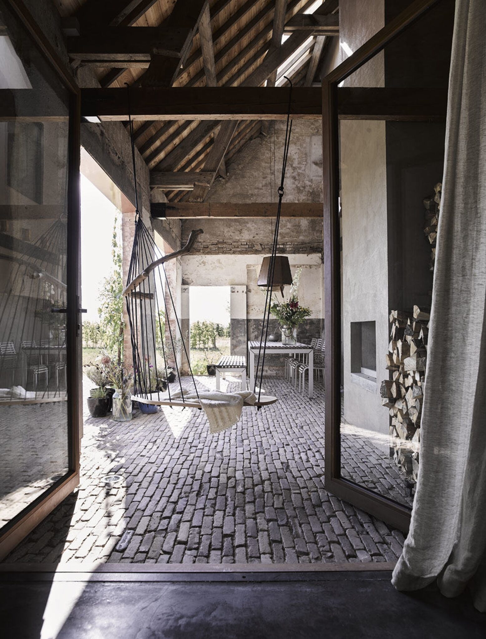 Modern architecture combines nature, old buildings and contemporary ...